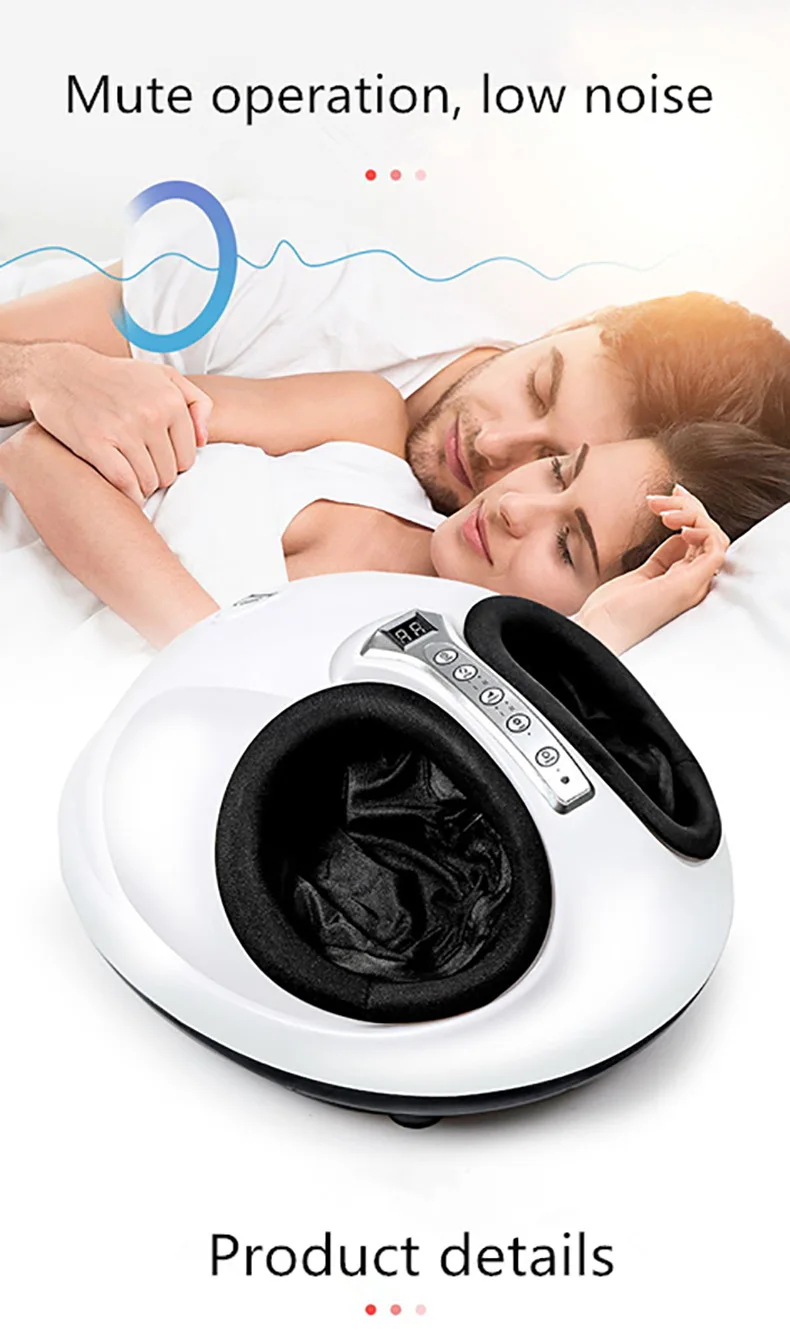 Electric Kneading Roller Foot Machine Massager with Heating