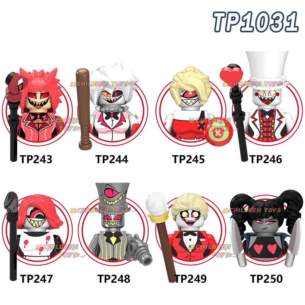 TP1031 Hazbin Hotel Alastor Vaggie Charlie Morningstar Building Blocks