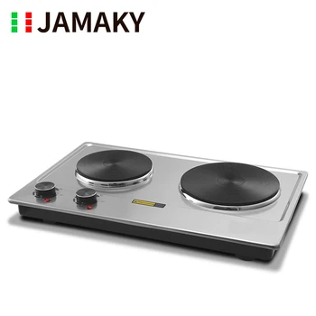 Jamaky 1500+2000w Portable Hot Plate Kitchen Appliances Electric Double ...