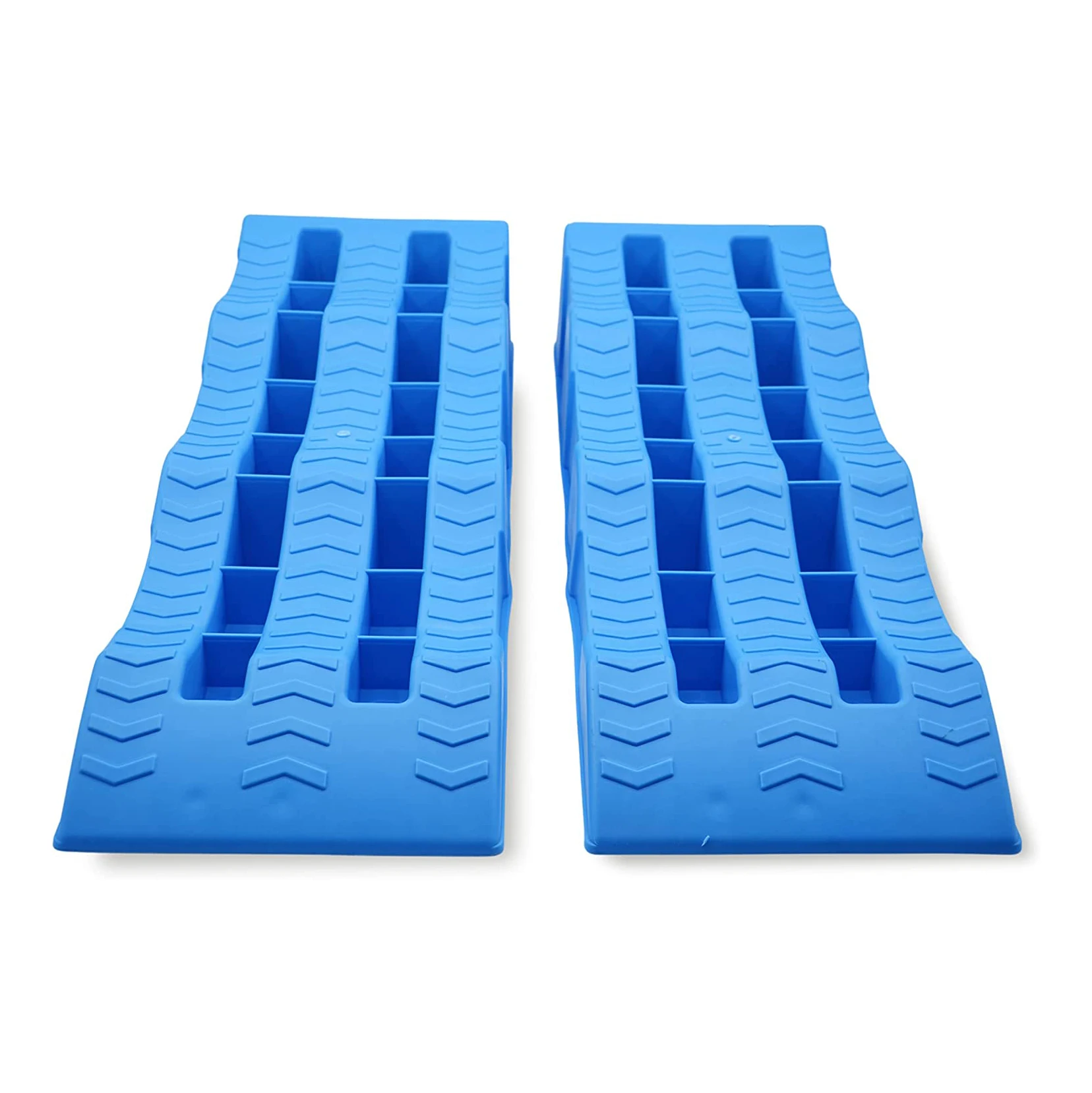 RV Caravan Plastic Leveling Ramp Blocks - Durable & Efficient