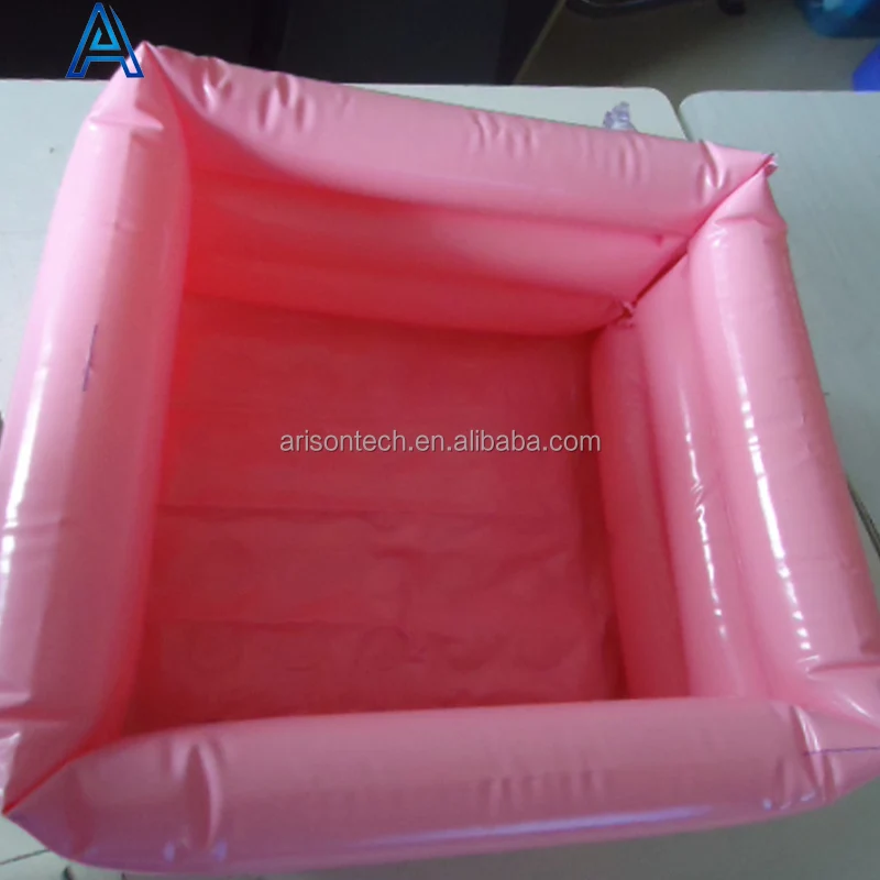 Eco-friendly Vinyl Pvc Air Blow Inflatable Foot Wash Basin Foot Bathtub ...