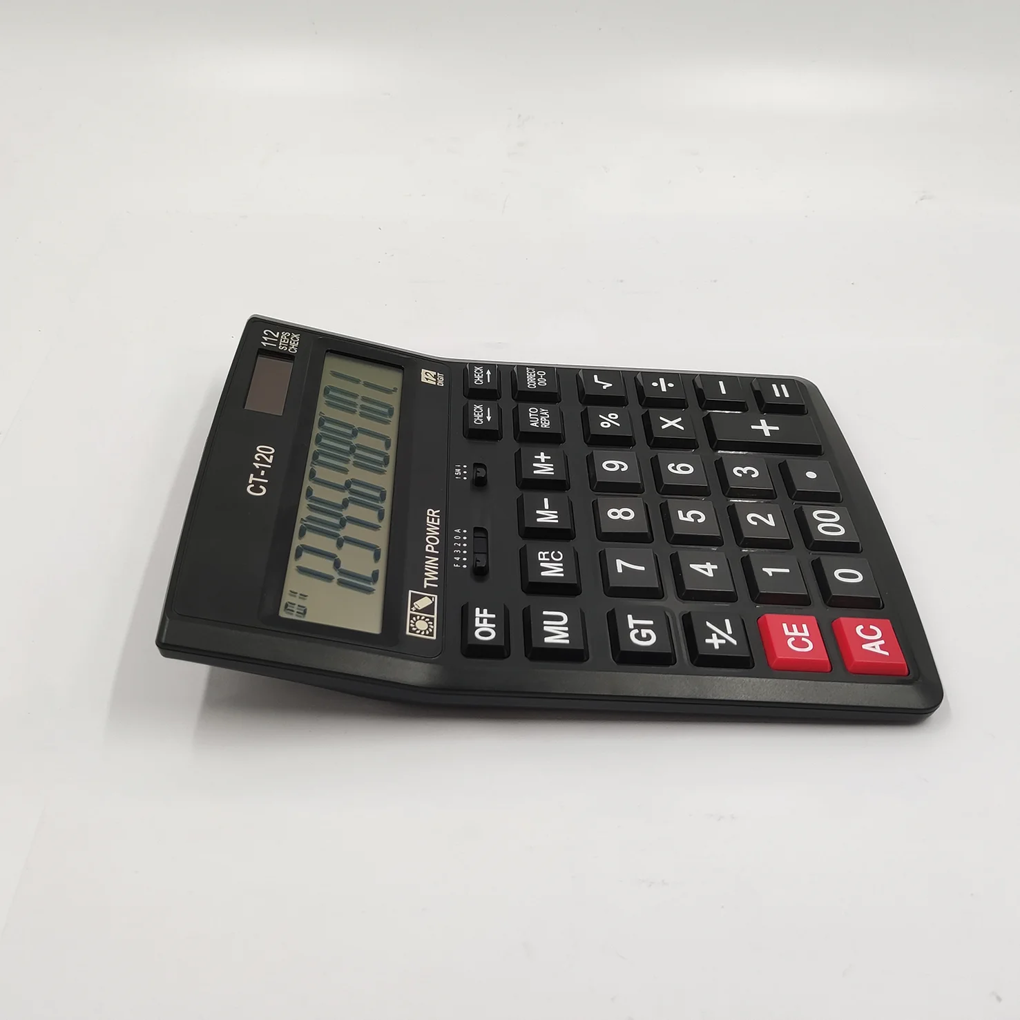 Cheap Student Desktop Calculator 12-digit Dual Power (solar And Battery ...