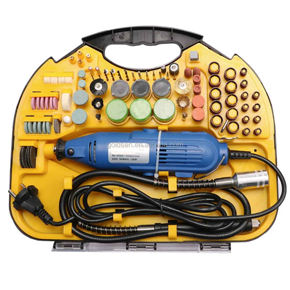 Alibaba.com: TOLHIT 127V/220V 135-piece electric mini drill kit with ...