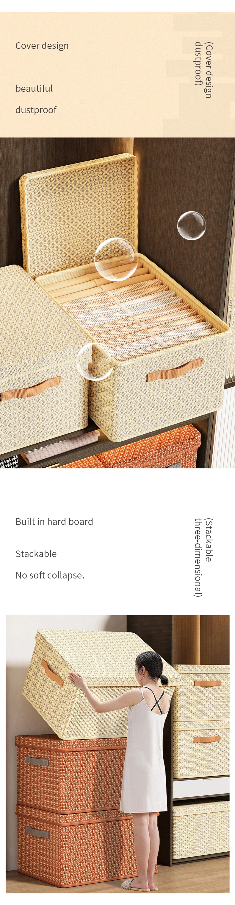 Collapsible Storage Boxes - Efficient Space Savers