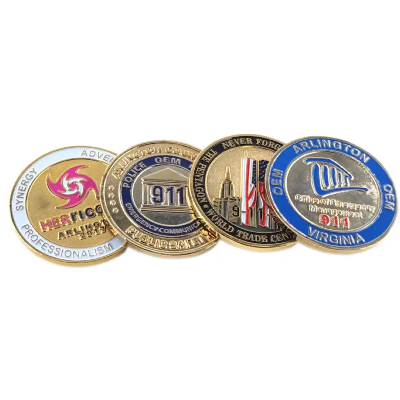 Wholesale Challenge Coin 24k Gold Plating Custom Commemorative Coin ...