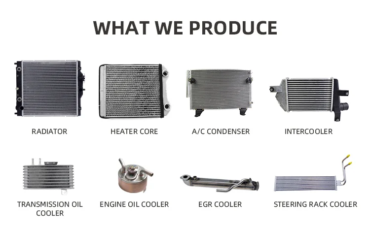 Heat Exchanger Car Intercooler A/c Condenser Heater Core Radiator Egr ...