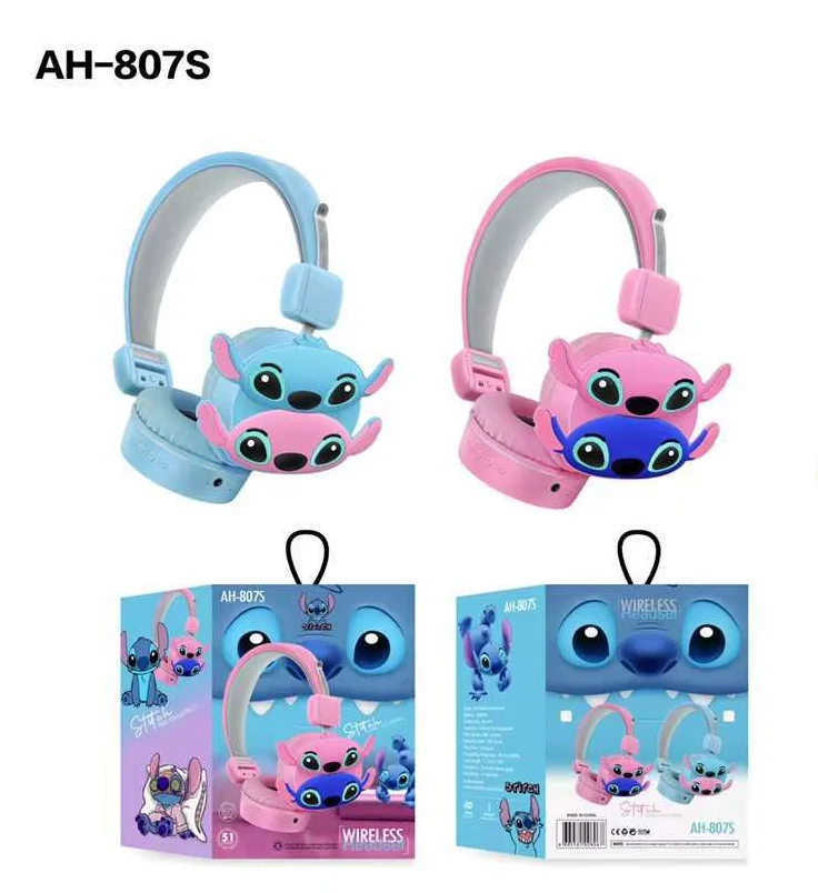 806x 2024 Newest Cute Headset Cartoon Head-mounted Wireless Bluetooth ...