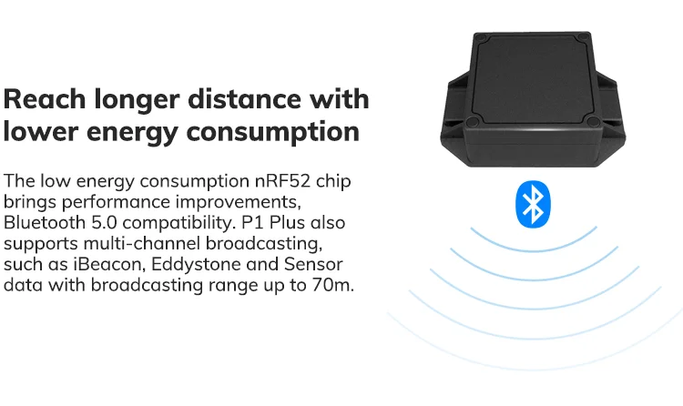 Ip68 Accelerometer Ibeacon Wireless Digital Temperature Monitor Sensor ...
