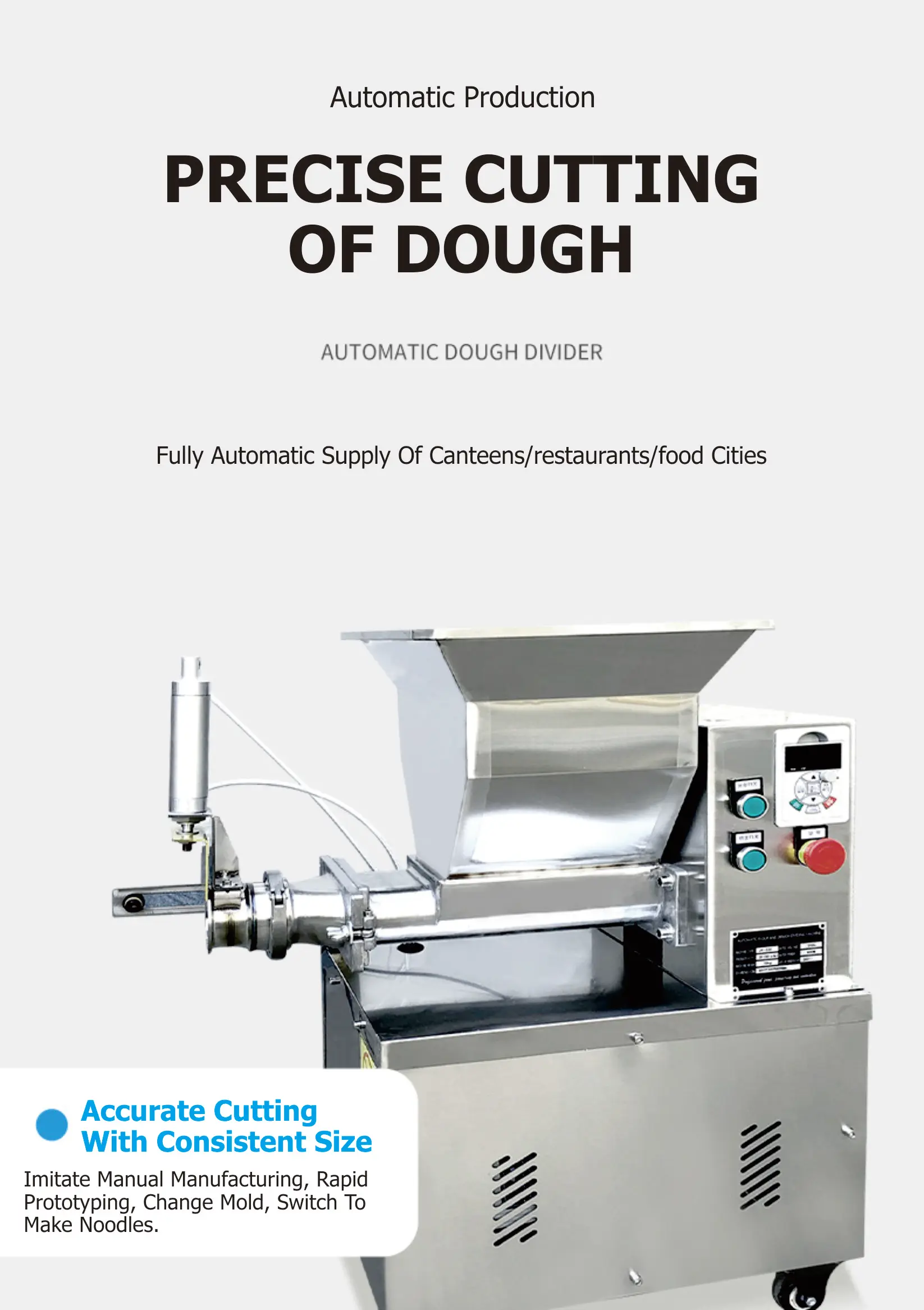 Small Automatic Dough Cutter - Efficient Dough Division