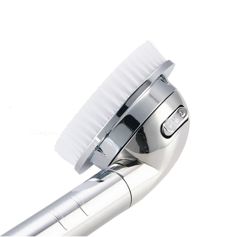 Abs Brush Massage Bath 3 Function Shower Head With Long Handle Brush ...