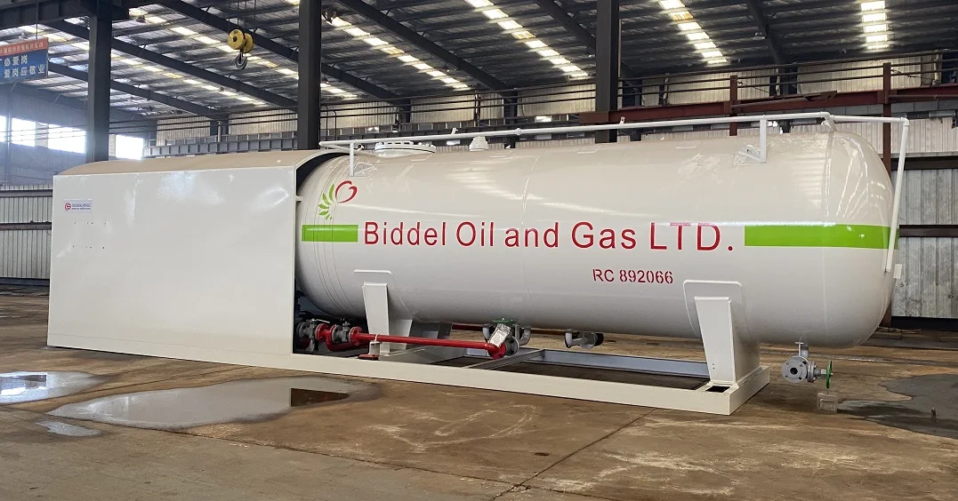 10 M3 Capacity Bulk LPG Propane Storage Tank - 5 Tons