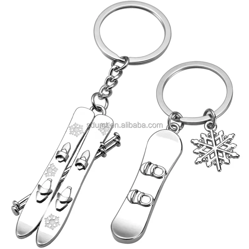 Skis Snowboard Snow Ice Skating Keyring Skating Shoes Winter Games ...