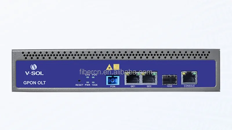 Vsol V1600gs 1 Port Gpon Olt Epon Single Port Olt Support 128 User Onu ...