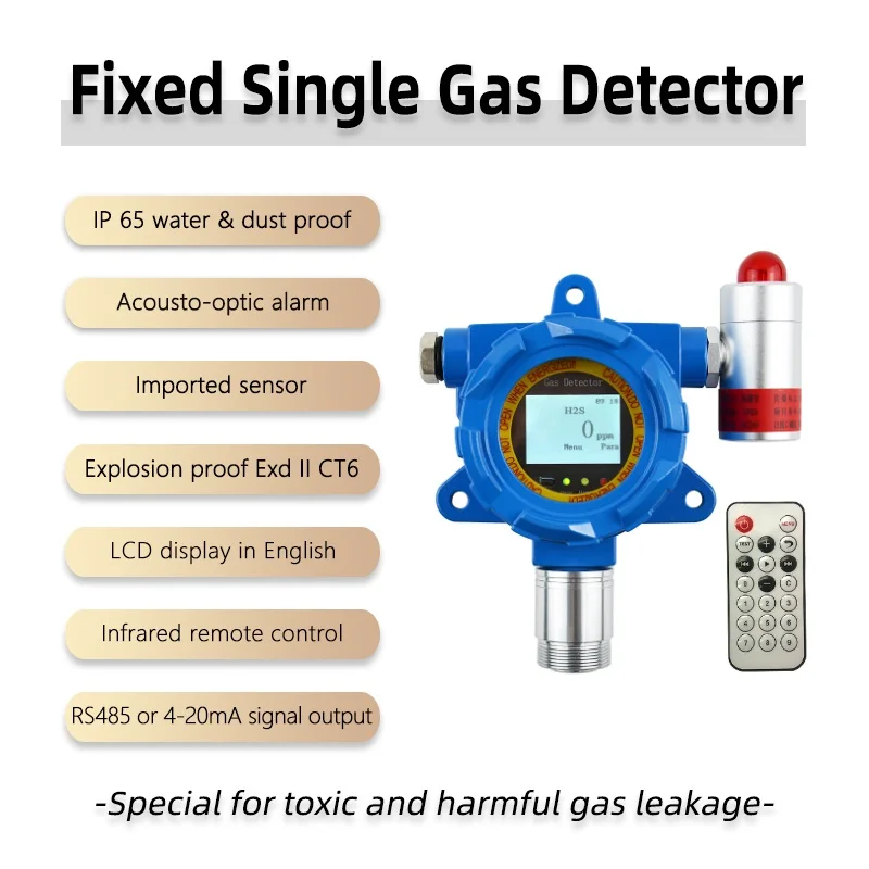 Explosion-proof Hydrogen H2 Gas Detector for Industrial Use