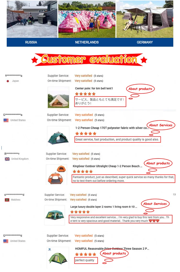 Extra Large Glamping Outdoor Tent Tarp Garden Wedding Party Sunshade ...