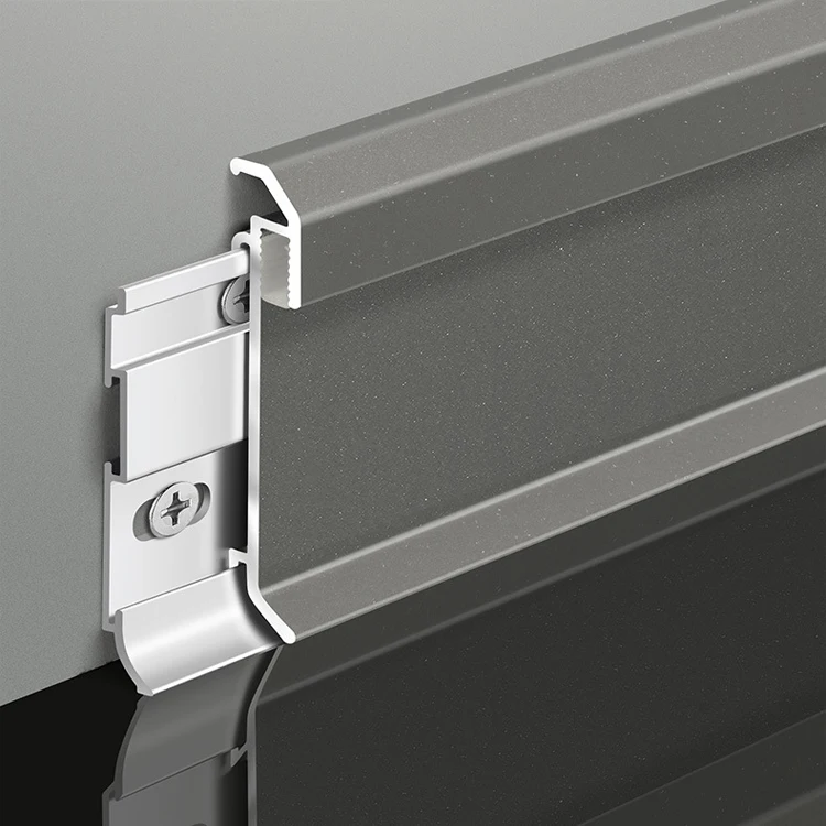 Hidden Lighting Concealed Led Strip Skirting Line Aluminum Profile with ...