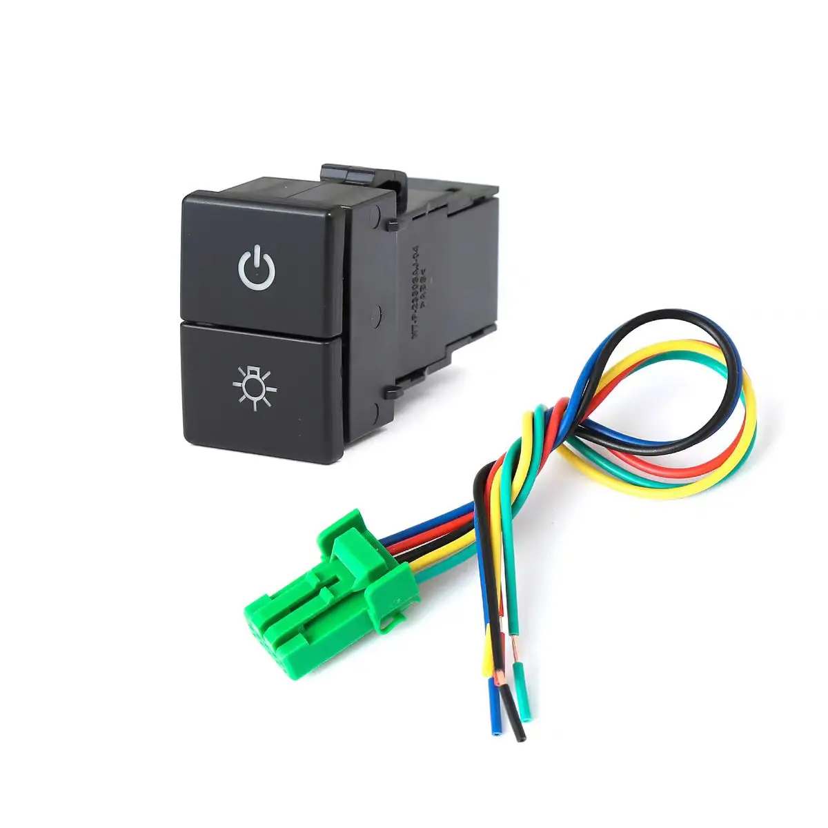 Newest Isuzu Dmax 12v 3a On-off Led Blue Dual Push Button Switch For ...