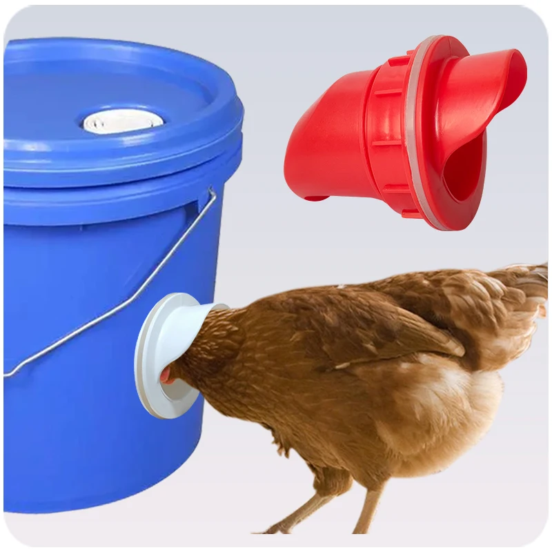 Rain Proof Poultry Feeder Automatic Feeder Kits Buckets Barrels Bins ...