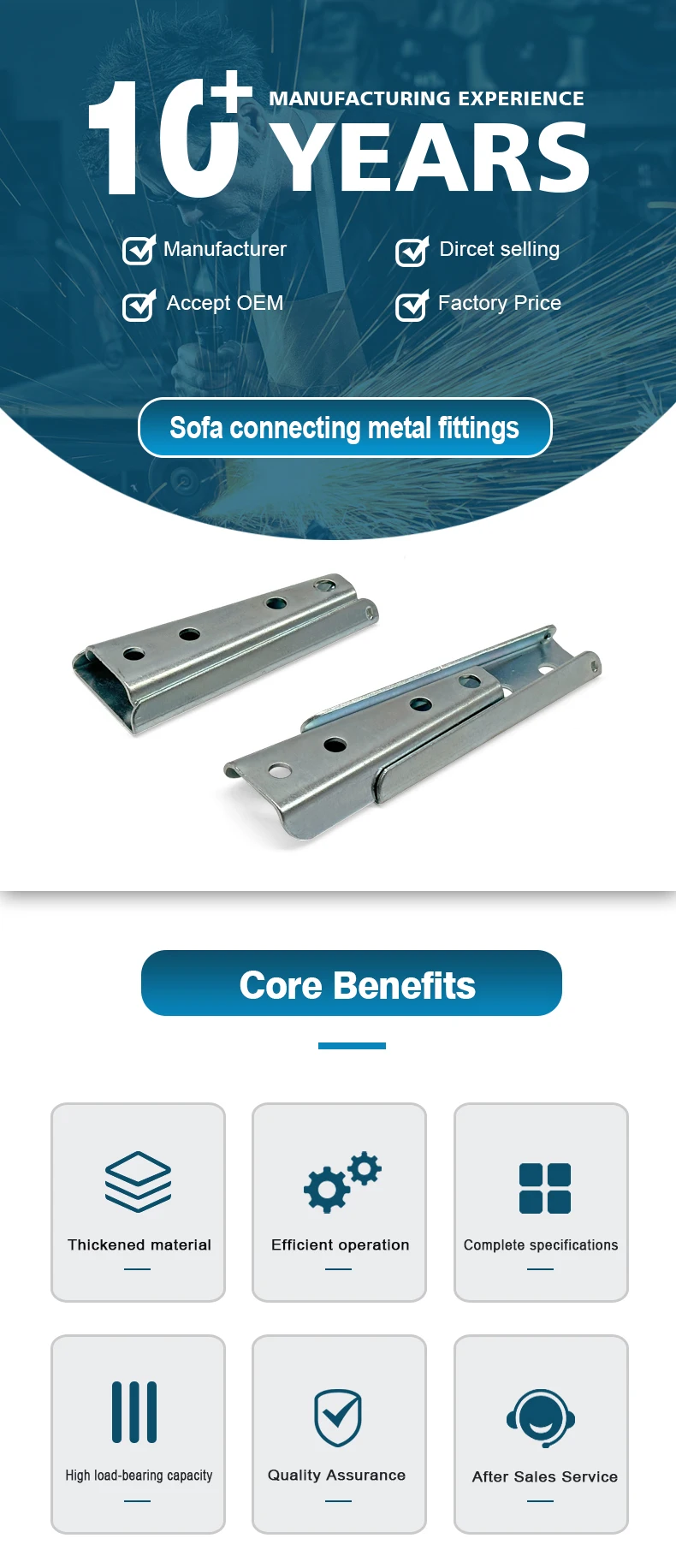 Interlocking Bracket Sliding Sofa Connector Clamp Sectional Sofa Hinge ...