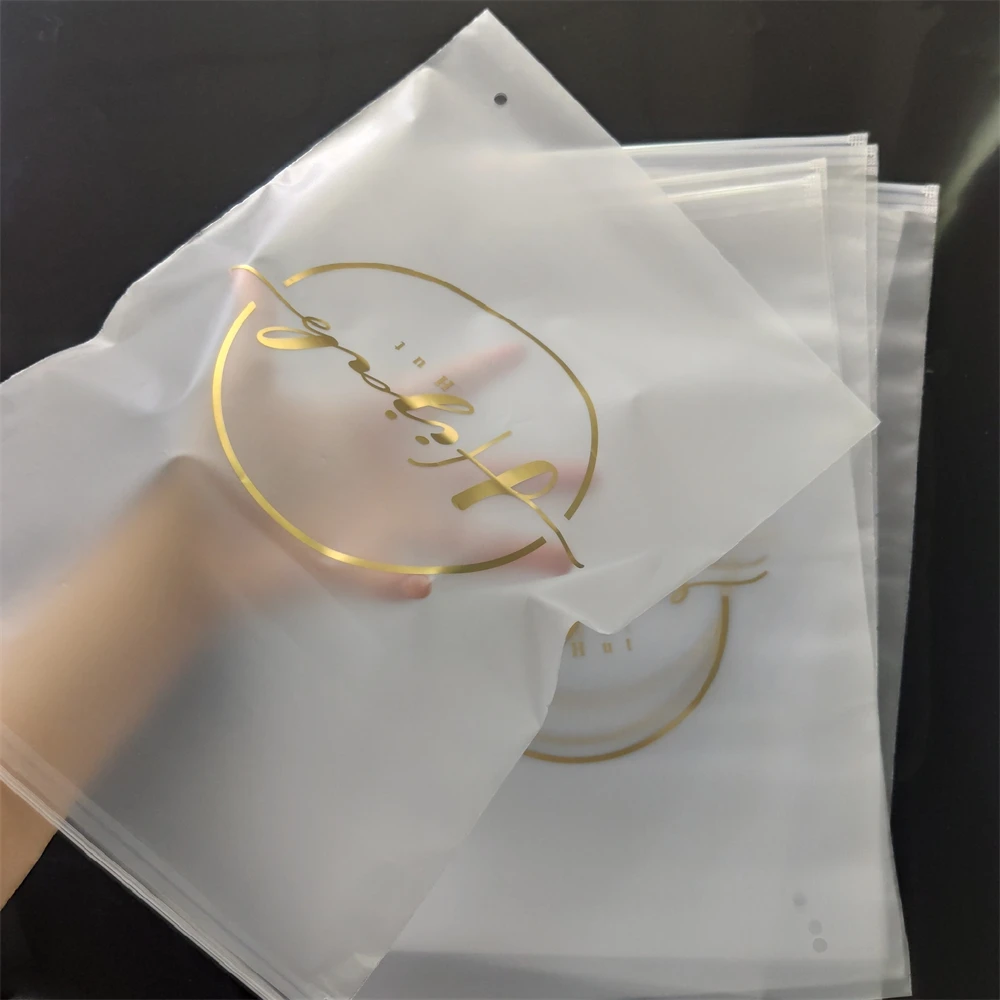 Hot Selling Customized Black Clothing Zip Lock Poly Bags For Packaging ...