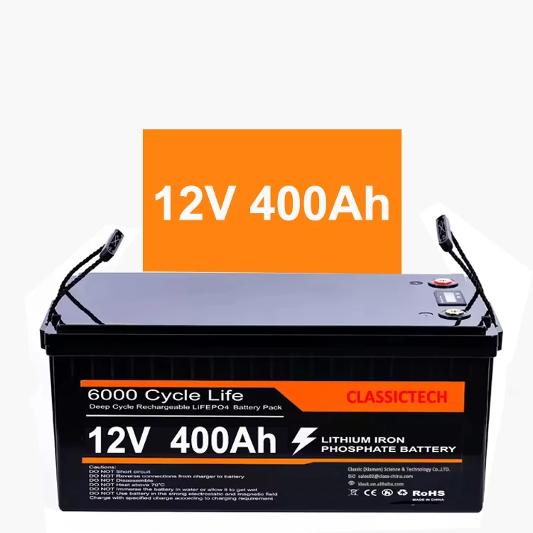 12V 400ah Wholesale Lifepo4 Battery - Deep Cycles & Bluetooth