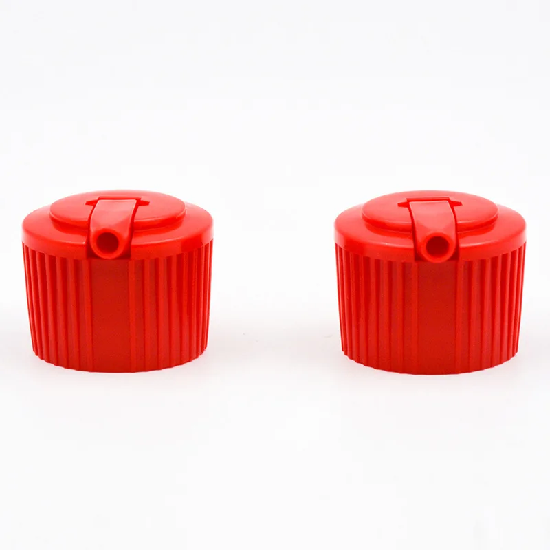 New Design Plastic 24MM 28MM Ribbed Spouted Turret Dispensing Flip Top ...