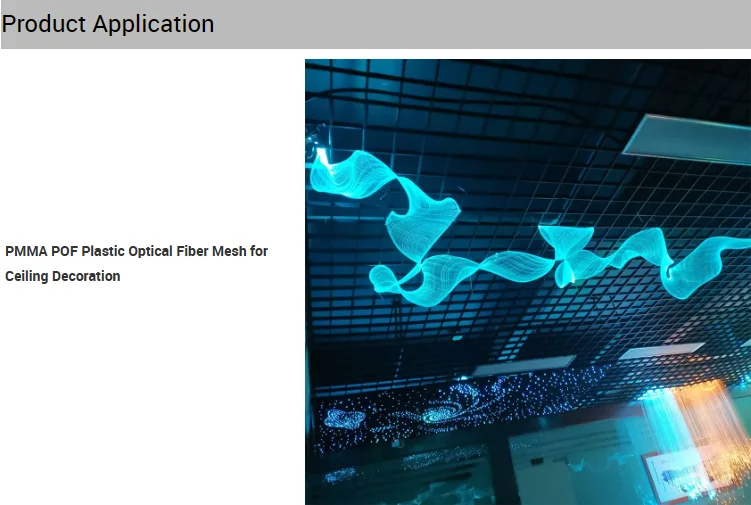 Wholesale Light-Emitting Fiber Optic Mesh for Holiday Decor