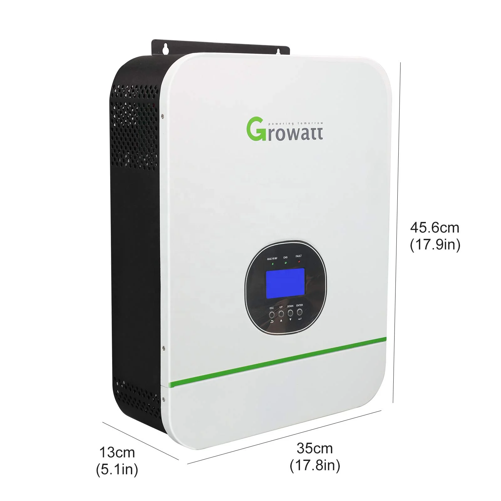 3kw 5kw 6kw 10kw 15kw High Voltage Power Growatt Off Grid Hybrid Solar Inverter For Home Use ...