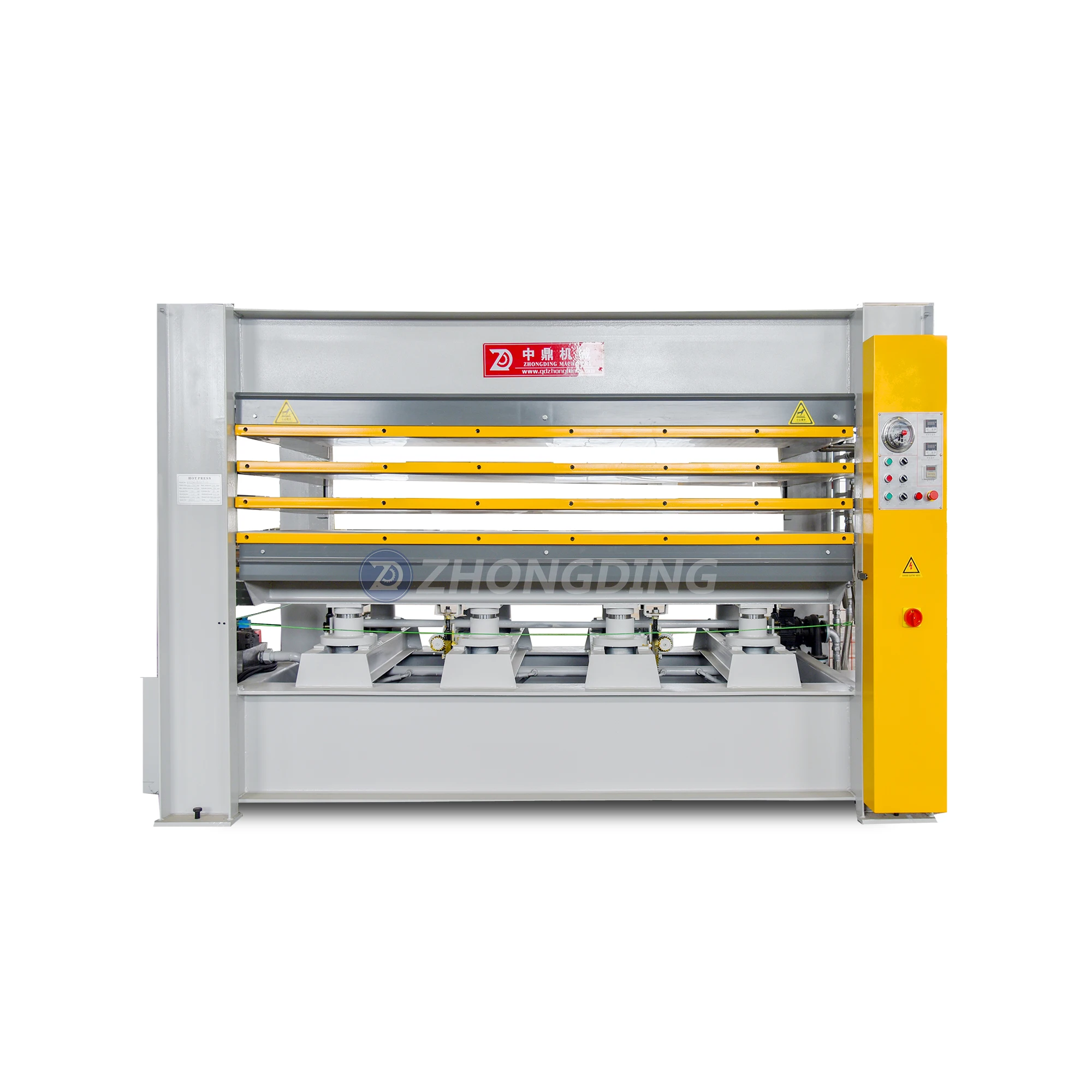 Hydraulic Wood Veneer Laminating Machine for Woodworking Laminated ...