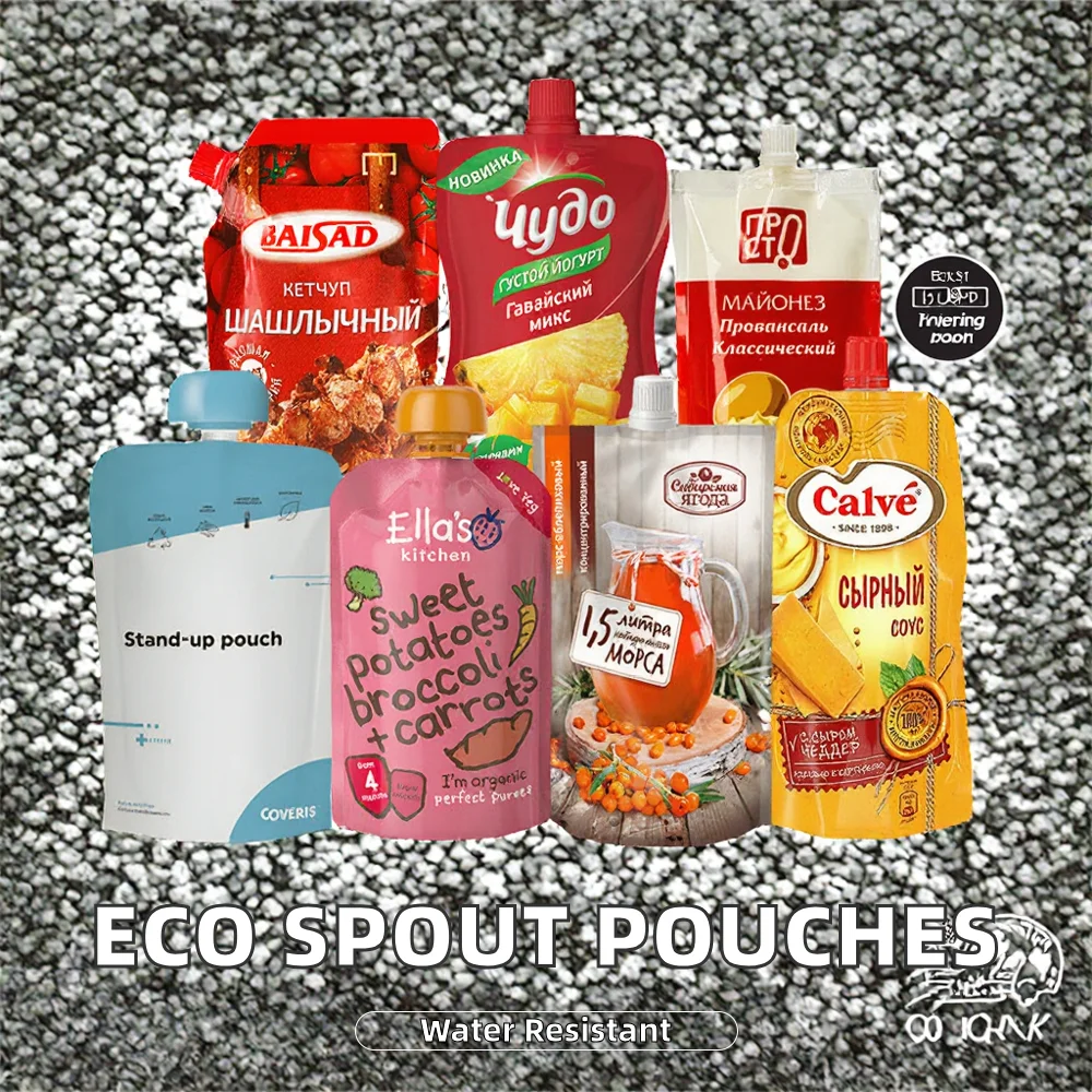Doypack Style Stand up Plastic Bags with Tear Notch for Easy Opening ...