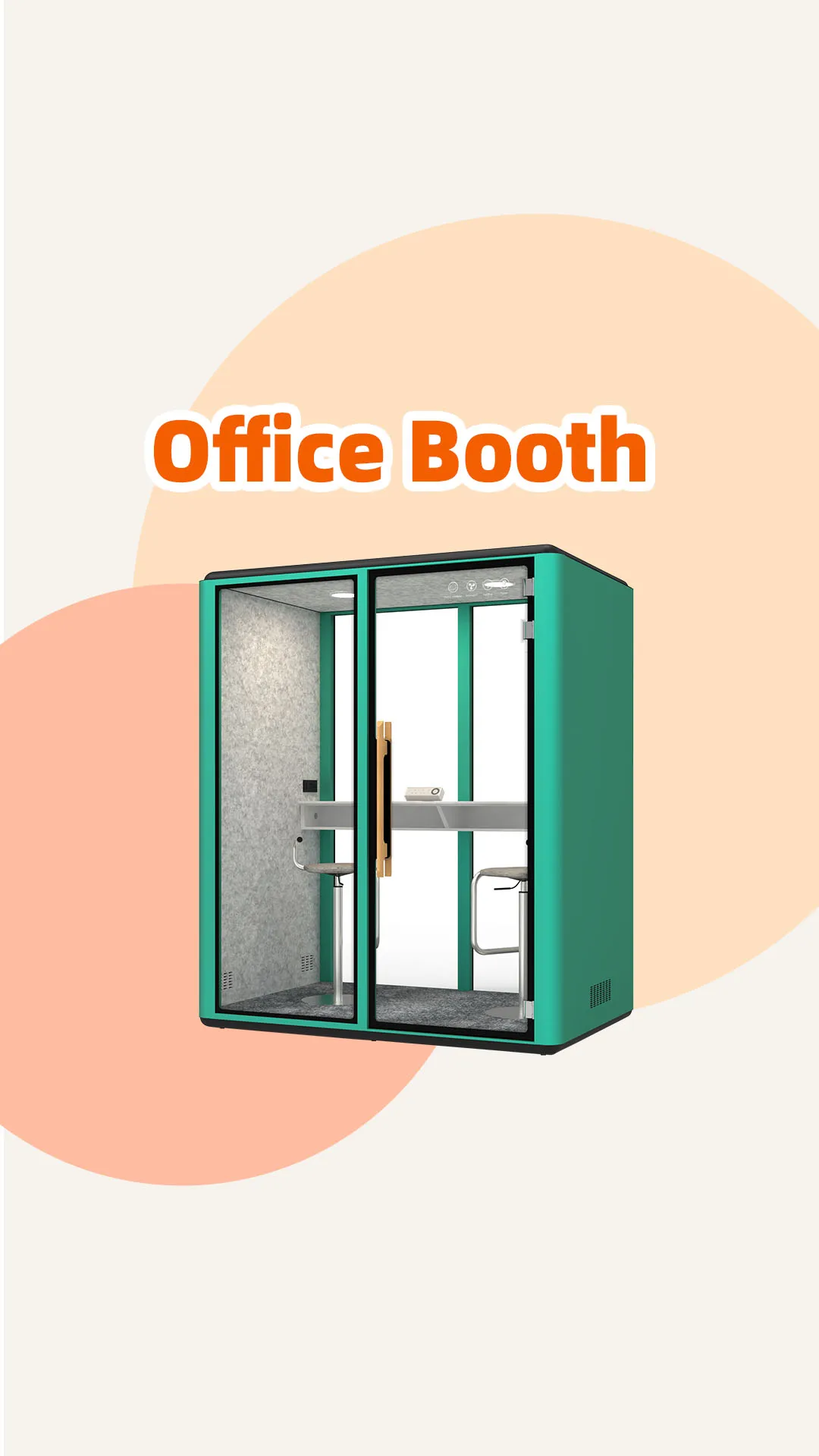 Easy Install Privacy Home Office Pod Office Meeting Soundproof Booth ...