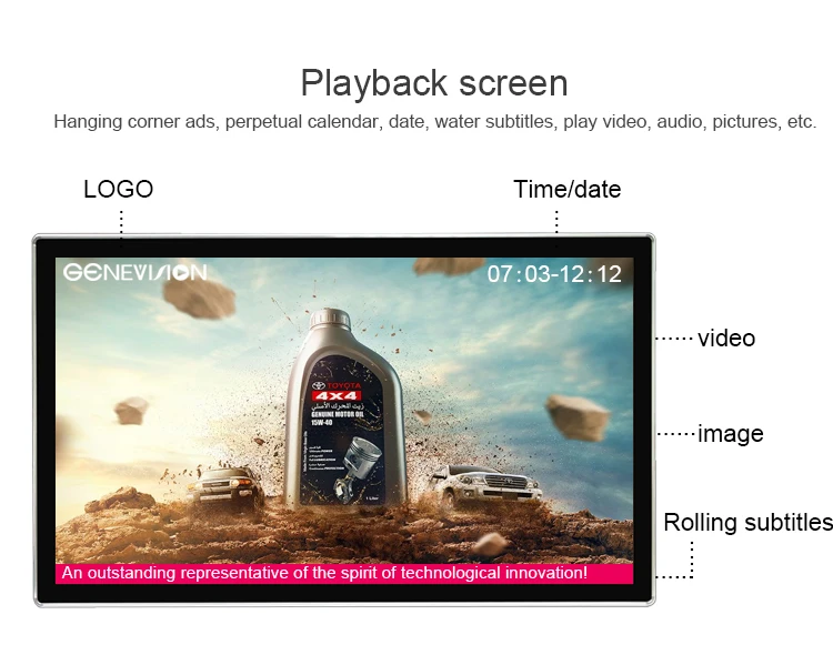 Android 11 OS 4K UHD Streaming Media Smart Digital Signage