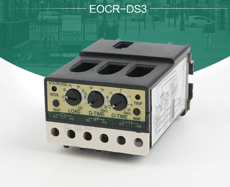 Eocr-ds3 220v Motor Thermal Overload Protector Electronic Over Current Thermal Relay Time ...