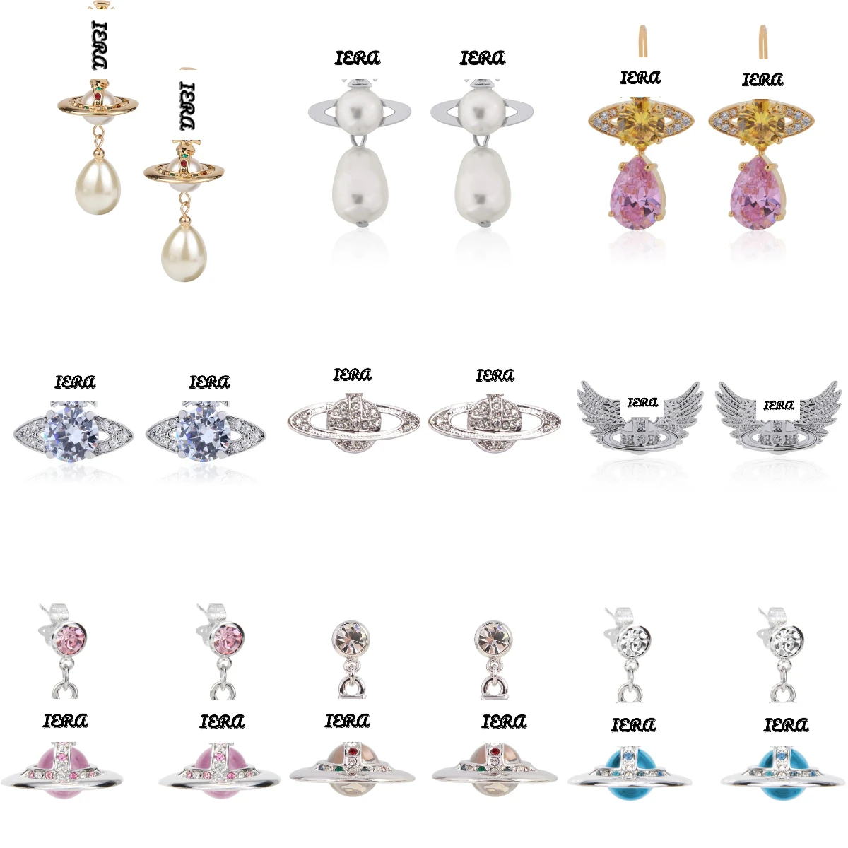 Vv Jewelry Blind Box Randomly Obtains Necklace Earring Ring (the Style ...