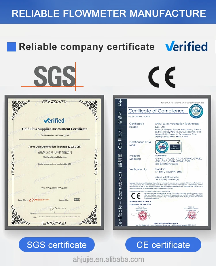 1 Inch Clean Water Oil Diesel 4-20ma Pulse RS485 Turbine Flow Meter