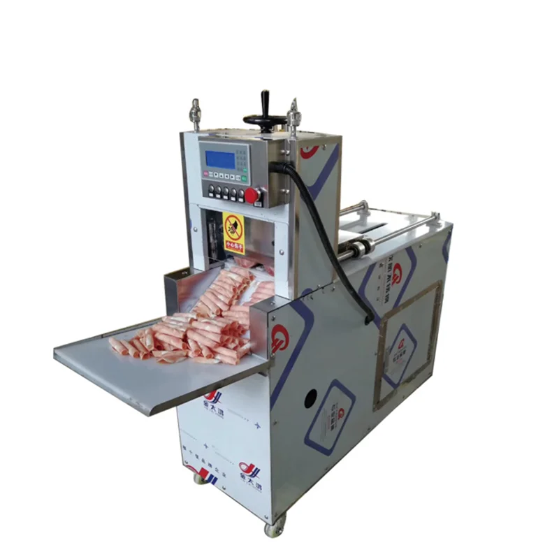Vertical Mutton Rolls Slicing Machine Butchery Meat Cutting Machine ...