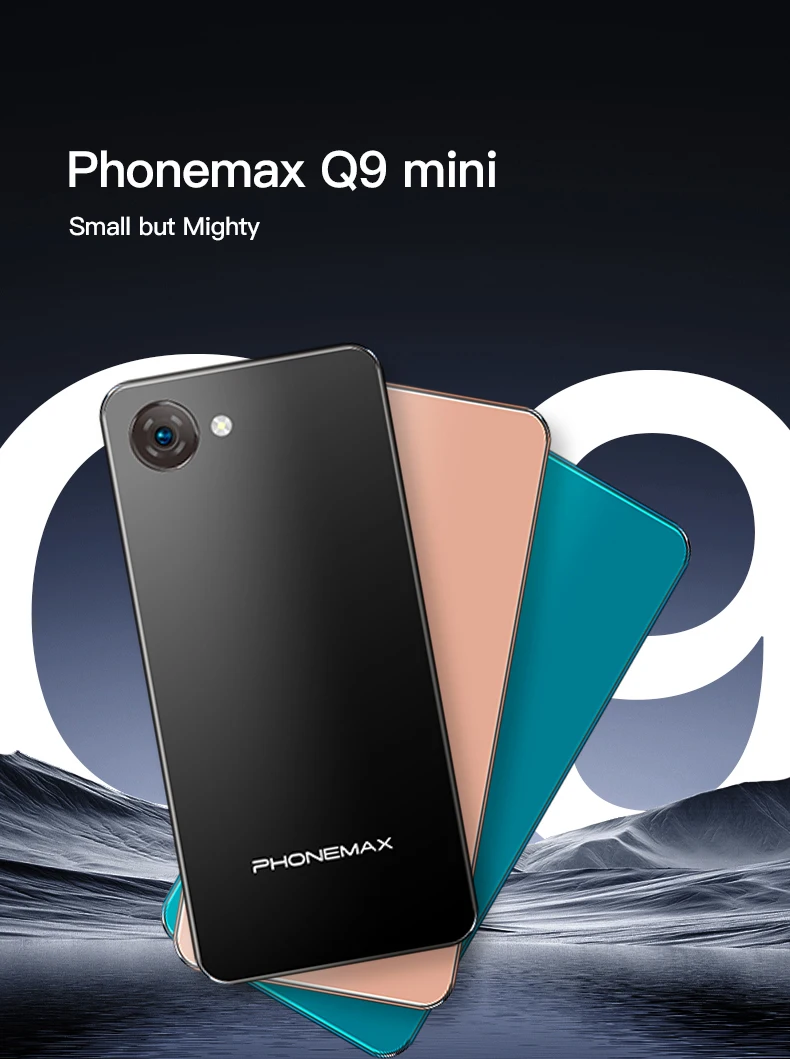 Phonemax Q9 Mini - Android 14 Child Smartphone 4.0 Inch