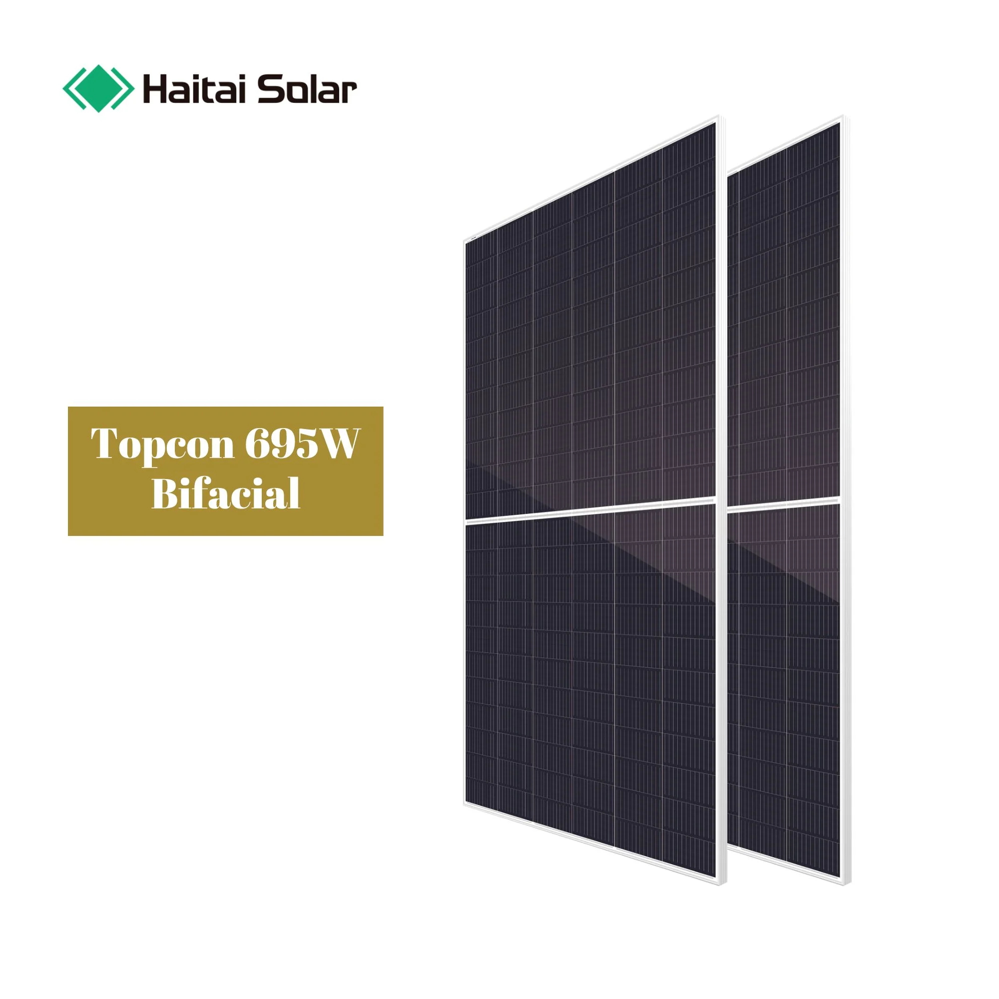 Factory Direct Bifacial Photovoltaic Module With Double Glass Solar ...
