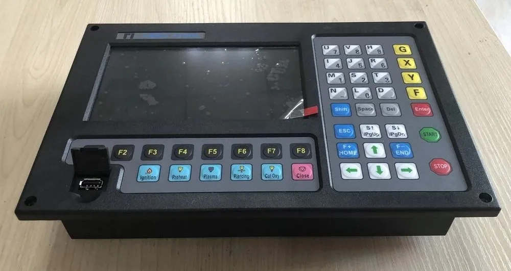 2-axis Cnc Oxyfuel Flame Plasma Cutting Machine Multilingual Numerical Control System F2100b ...