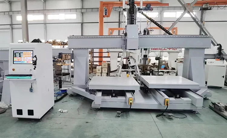 5 Axis Wood PVC Cutting Cnc Router Styrofoam Die Foam Mold Engraving ...