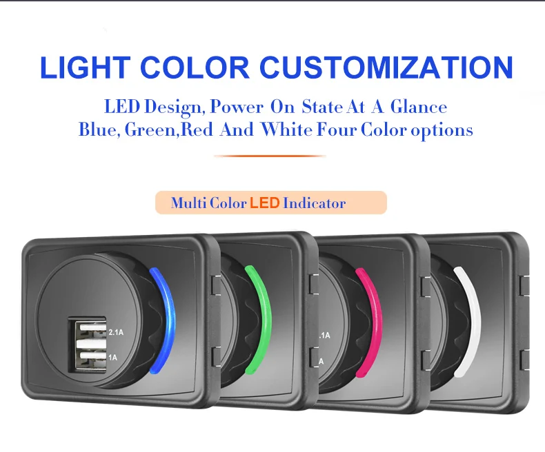 Dual 3.1a Coach Bus Seat Usb Charging Port Panel Mount 12v Socket Usb ...