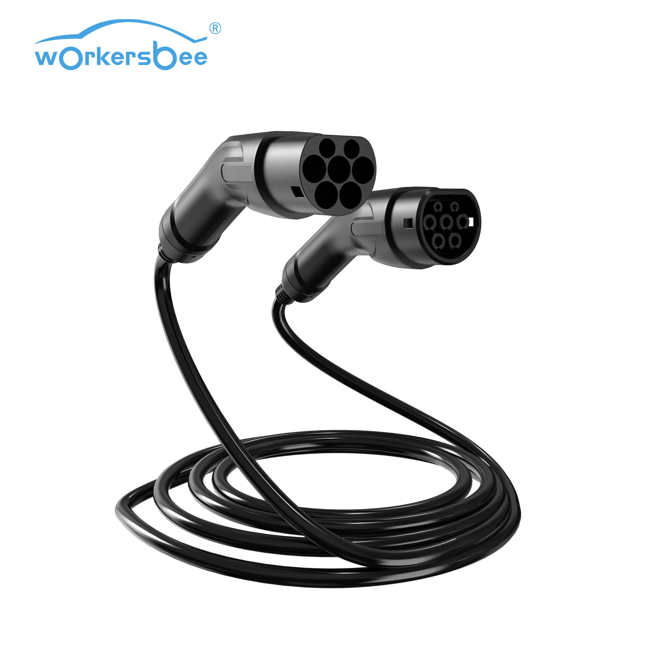 Ev Charging Connector Type 2 Single Phase Electric Car Charging Plug ...