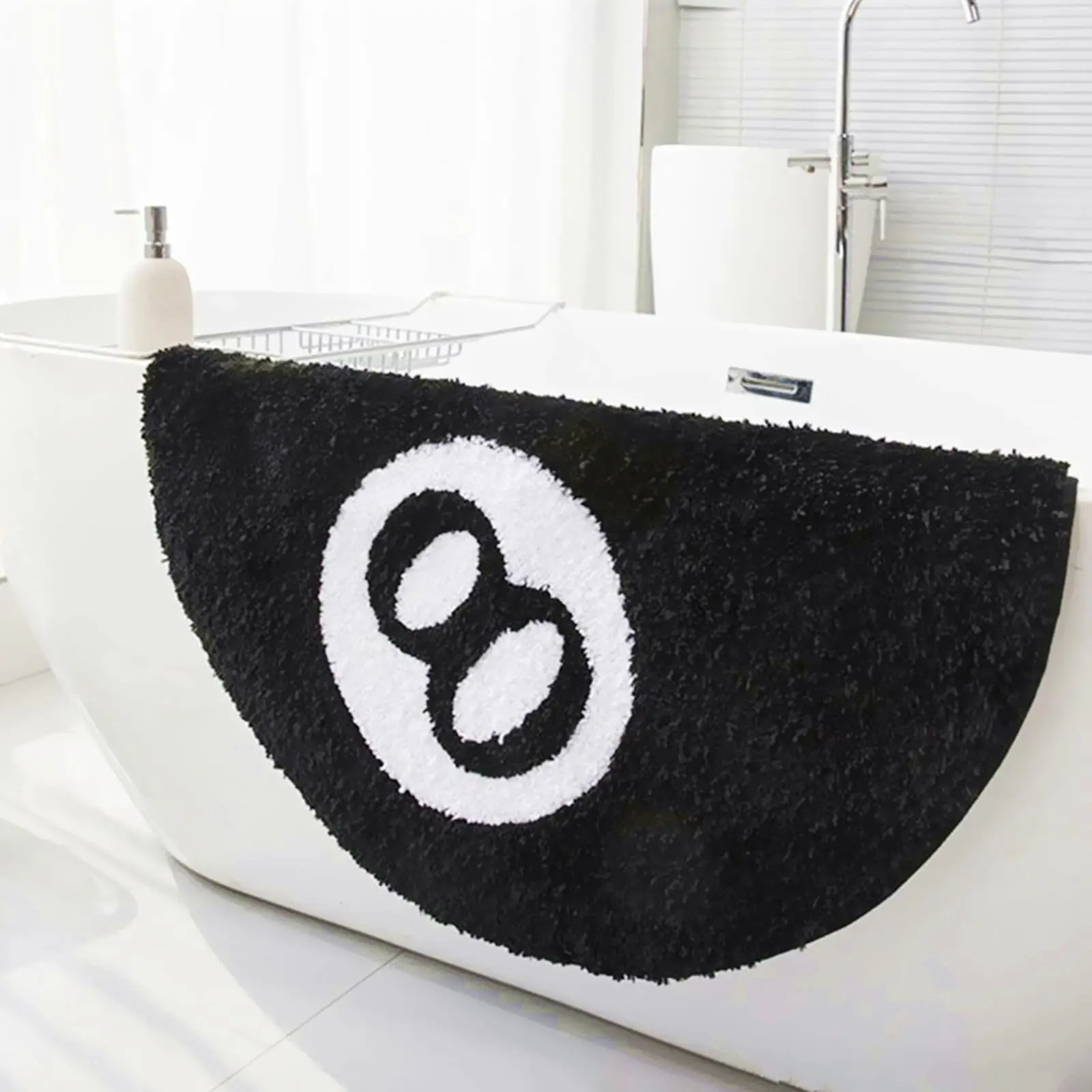 8 Ball Rug Shaggy Area Rug Bathroom Mat Floor Carpet Hypebeast ...