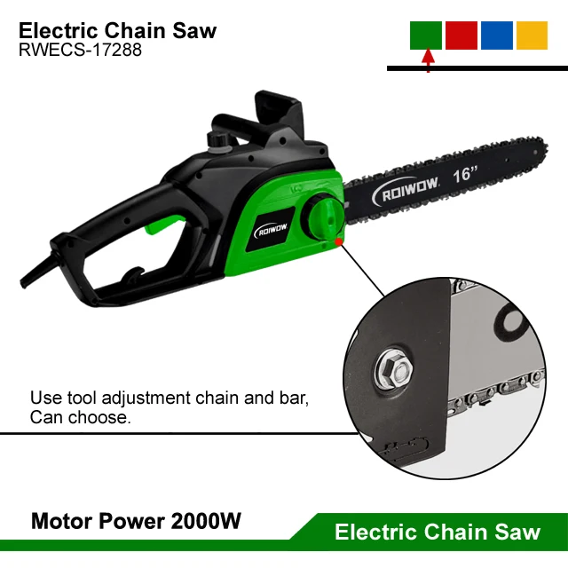 2200w Electric Power Hand Chainsaws Corded Garden Wood Saw Cutting 14 ...