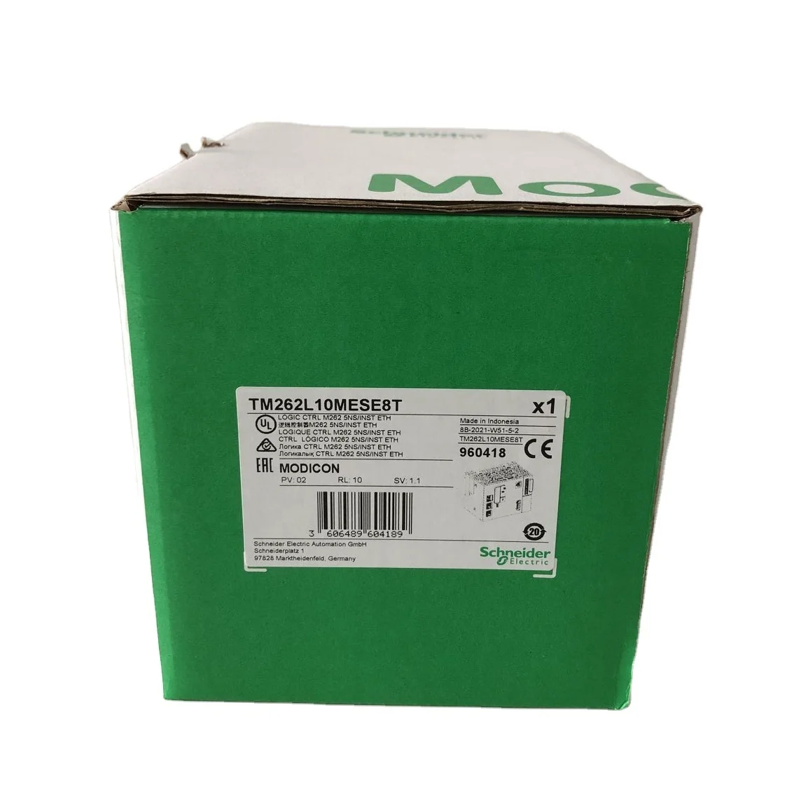 Logic Controller M262,Ethernet Plc Controller Module Tm262l10mese8t ...