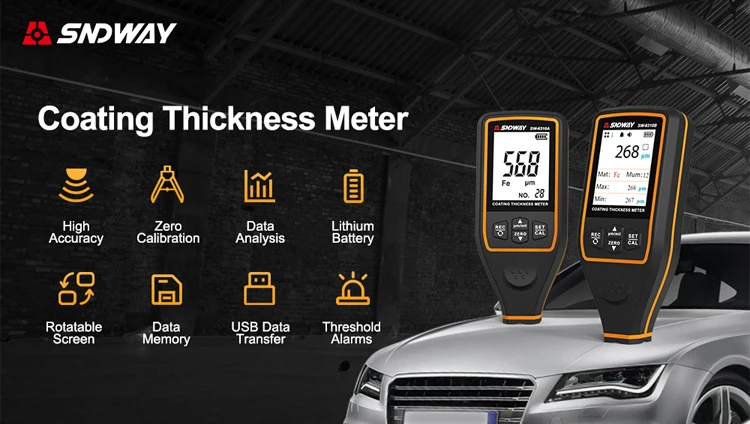 Sndway Car Paint Film Thickness Tester Mfe/Nfe Manual Paint Tools ...