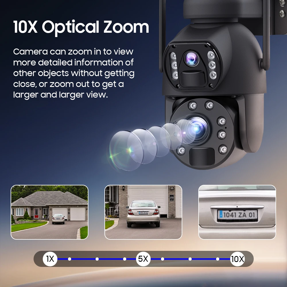 Surveillance Solar Cameras Dual lens Solar Energy IP Camera 6MP 8MP ...