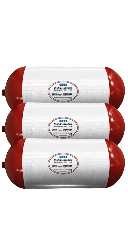 Vehicle/car/truck Cng Tank Type 2 Steel Liner Glass Fiber Hoop Wrapped ...