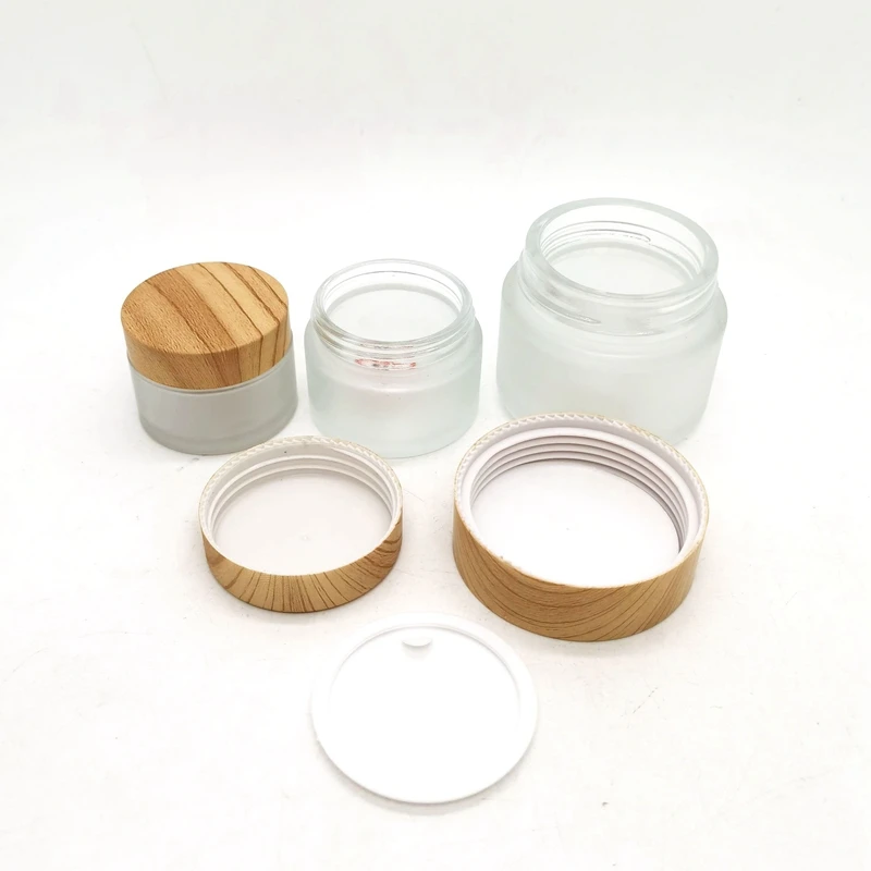 Transparent Round Packaging - Airtight Glass Jars with Lids