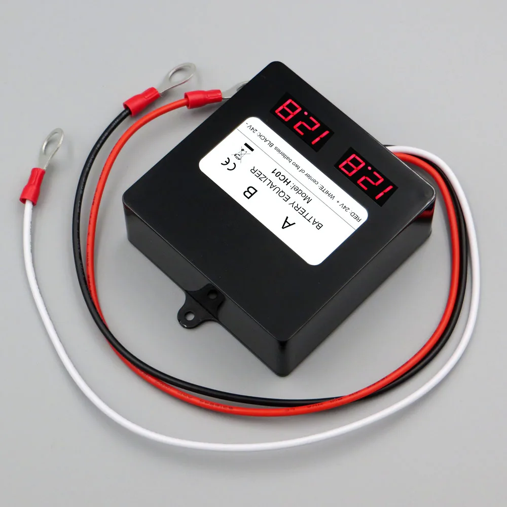 HC01 12V 5A Battery Bank Equalizer Balancer with LCD for Lead-Acid ...